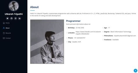 Utkarsh Tripathi On Linkedin Portfolioupdate Githubpages Opensource Webdevelopment