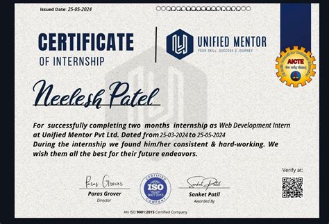 Neelesh Patel On Linkedin Unifiedmentor