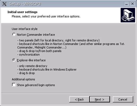 Accessing Files Using Winscp