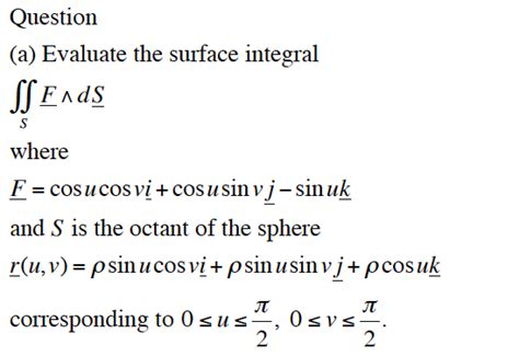 Solved Vector Calculus The Subtle Beauty Of Surface Chegg Com