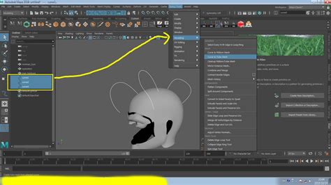 MAYA BonusTool Tube Mesh Xgen