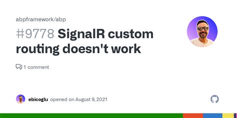 signalr custom routing doesn t work · issue 9778 · abpframework abp