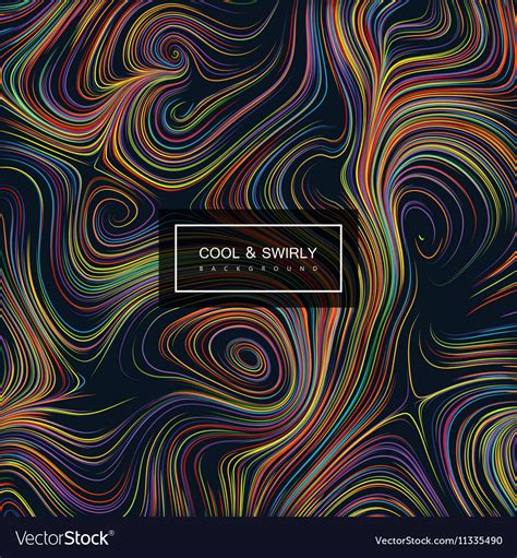 Abstract Artistic Curl Background Royalty Free Vector Image