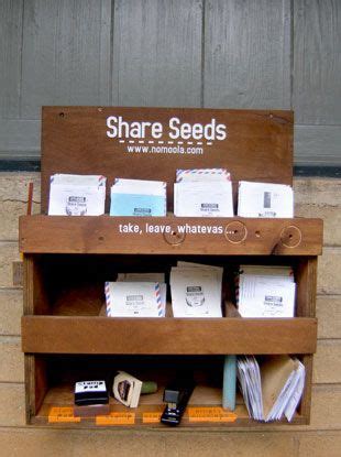 Popupcity Net 2013 02 Build Your Own Pop Up Seed Swapping Station The New Thing With