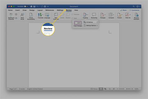 Enabling Track Changes In Microsoft Word For Mac