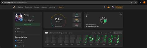 pranav londhe on linkedin milestone achieved 100 leetcode problems