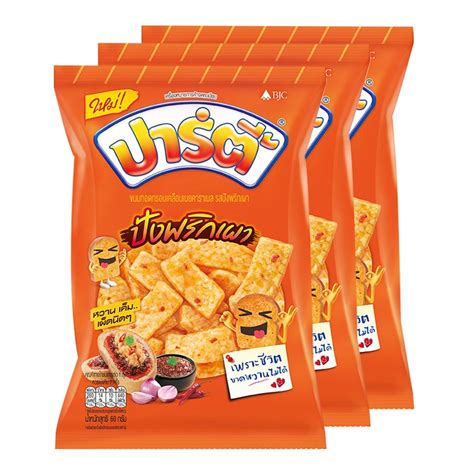Party Crispy Snack Chilli Paste Bread Flavored 60 G