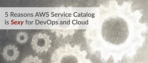 5 Reasons Aws Service Catalog Is Sexy For Devops And Cloud