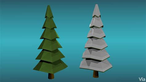 Low Poly Tree OpenGameArt Org