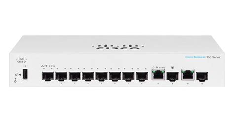 CISCO CBS350 MANAGED 8 PORT SFP EXT PS 2X1G COMBO CBS350 8S E 2G EU