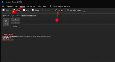 How To Encrypt Emails In Microsoft Banke IT Consulting Knowledgebase