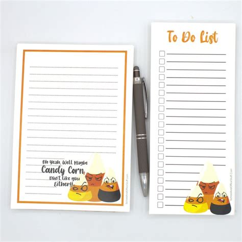 Candy Corn Notepad Set School And Office Stuff