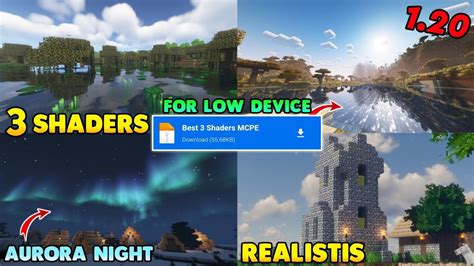 EMANG BOLE SEKEREN INI TOP SHADERS TERBARU MCPE Render Dragon Shaders Realistic MCPE