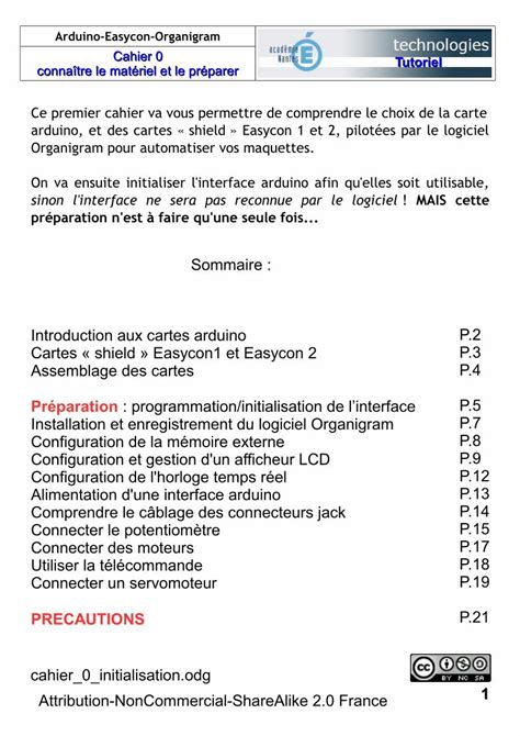 Pdf Arduino Easycon Organigramarduinotechnologiescollegefrimgpdf