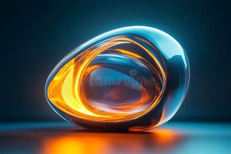 Abstract Glowing Glass Orb Stock Illustration Illustration Of Abstract