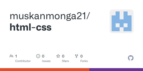 Github Muskanmonga Html Css