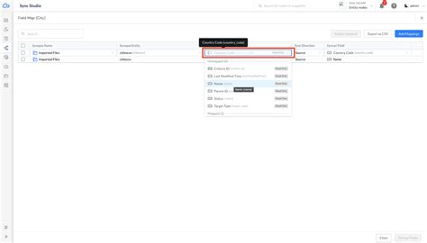 Map Fields Using The Field Mapper Syncari