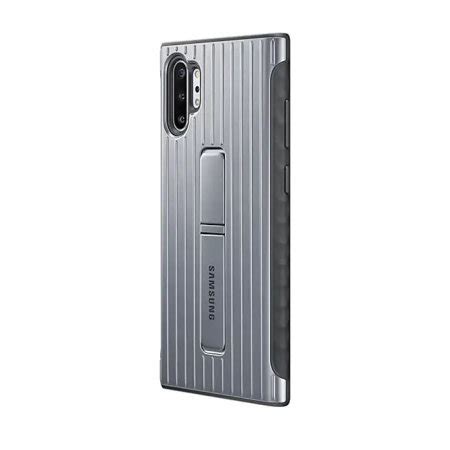 Official Samsung Galaxy Note Plus Protective Stand Case Silver