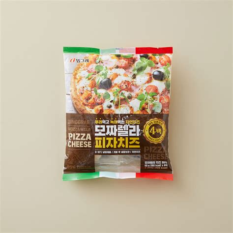 빙그레 모짜렐라 피자치즈 240g60g4 배민스토어
