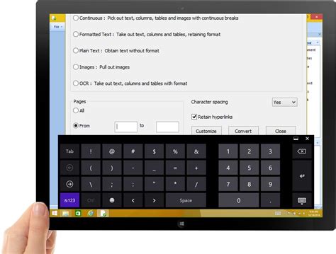 two in one pdf software touch keyboard