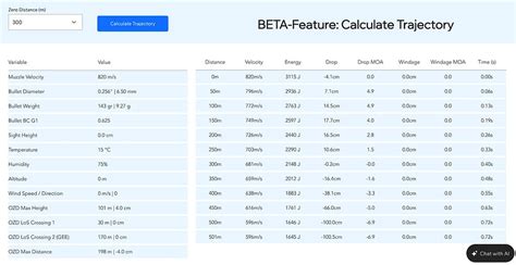 New Feature Trajectory Calculation For Your Personal Loads