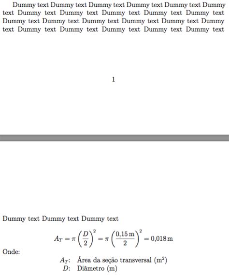 How To Align In Gather Environment And Keep The Equation And Description In The Same Page TeX