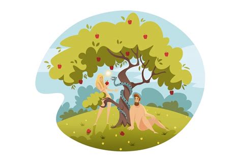 Adam And Eve Bible Cartoons Stock Illustrations Royalty Free Clip Art Library