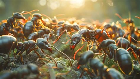 Ant Civilization An Intricate Insect Community Thriving In The Natural