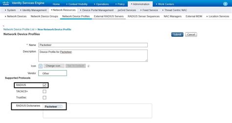 Use Radius For Device Administration With Ise Cisco