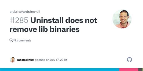 Uninstall Does Not Remove Lib Binaries Issue Arduino Arduino Cli Github