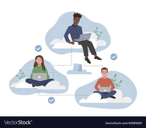 Cloud Technology Concept Royalty Free Vector Image