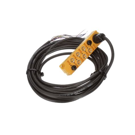 Turck Vb 803m 5 J Boxes Multibox 8 Port Thread 3 A Port 3a 10x24 Awg Top Integ Cable No Led