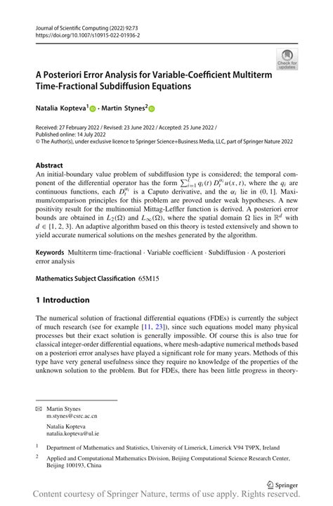 A Posteriori Error Analysis For Variable Coefficient Multiterm Time Fractional Subdiffusion