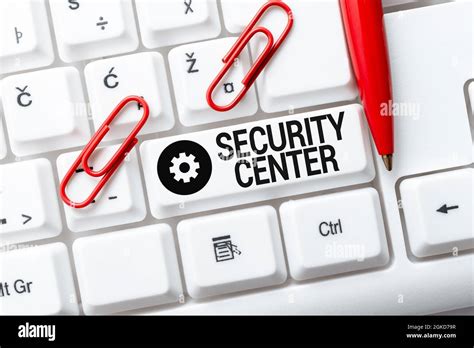 Conceptual Caption Security Center Business Idea Centralized Unit That