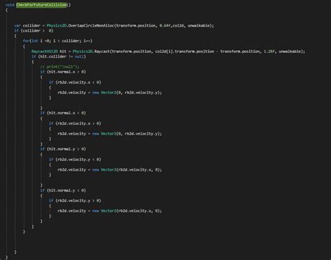 Collision Detection On Kinematic Bodies Runity2d
