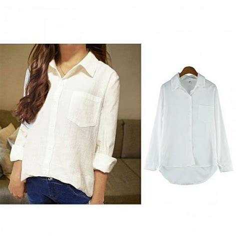 여자흰셔츠 화이트 여성 블라우스 흰남방 흰색 난방 기본 긴팔 하얀 무지pqr862 티몬