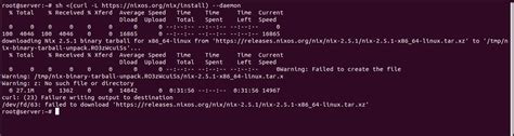 Curl Failure Writing Output To Destination Ask Ubuntu