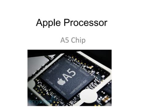 A5 Processor Ppt