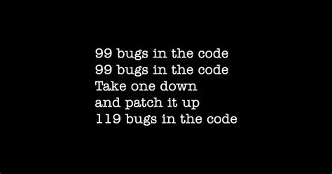 99 bugs in the code funny programming posters and art prints