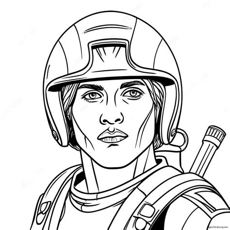 Hunter From Bad Batch Coloring Page 50583 40504