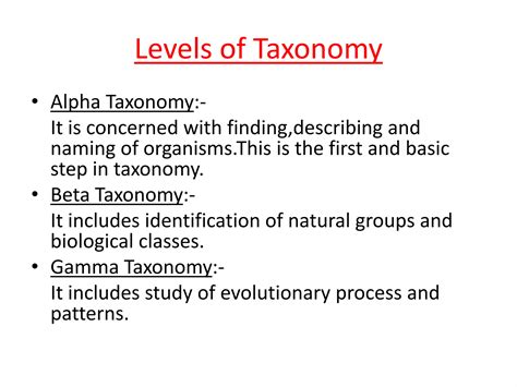 Basic Concepts In Systamaticstaxonomy And Phylogenetic Tree Pptx