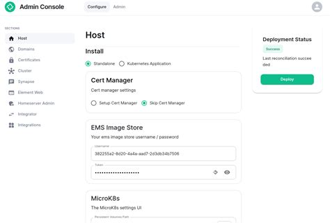 Using The Admin Console Element Knowledge