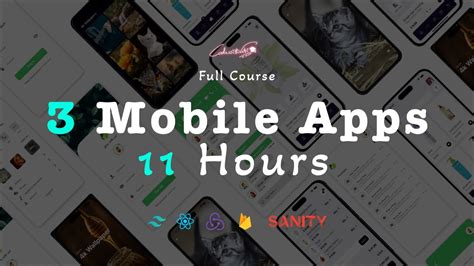 Build 3 Modern Mobile Apps And Get Hired As A Mobile App Developer Full 11 Hour Course Youtube