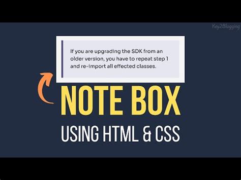 How To Add Note Block In Blogger Using CSS TechyLeaf
