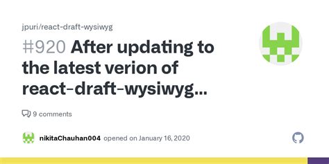 After Updating To The Latest Verion Of React Draft Wysiwyg 1144