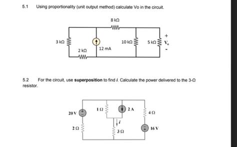 Solved 51 Using Proportionality Unit Output Method