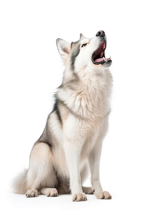 Premium Ai Image Siberian Husky Howling