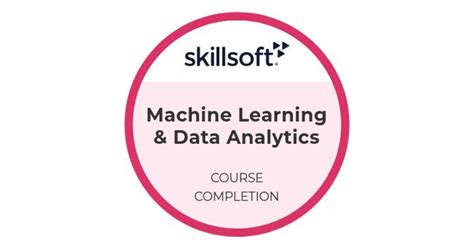 Completion Badge For Machine Learning And Data Analytics Veenadhari Vorugonda Posted On The
