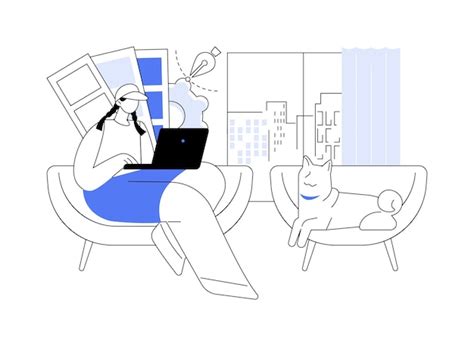 그래픽 디자이너 추상 개념 벡터 일러스트 레이 션 프리미엄 벡터