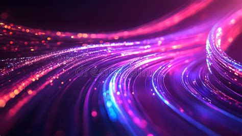 Dynamic High Speed Big Data Traffic Visualization Image Stock Illustration Illustration Of